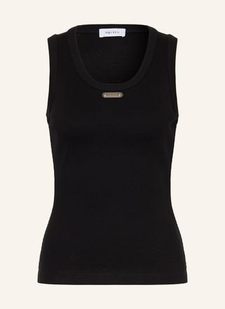 Alexander McQueen Mcqueen Top schwarz