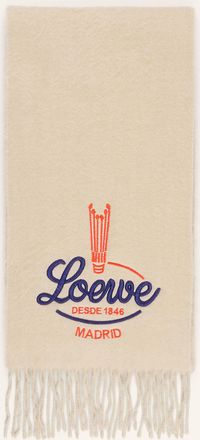 Loewe Schal Mit Alpaka beige