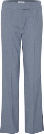 b.young BYDANTA Straight Pants Damen Stoffhose Hose 64% Polyester, 32% Viskose, 4% Elasthan Regular fit, Gr&ouml;&szlig;e:38, Farbe:True Navy Melange (1940301)