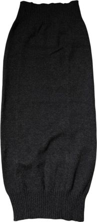 Dolce & Gabbana Kaschmir Gestrickter Nackenw&auml;rmer Schal - - Accessories - Herren - Schwarzk - ONE SIZE