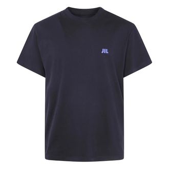 Jil Sander Crew Neck T-Shirt mit kurzen &Auml;rmeln und Stickerei - - Tops - Herren - Schwarzk - S