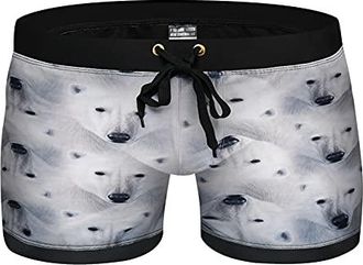 Generic Maillot De Bain Homme Piscine Mode Imprimée Short De Bain Homme Léger Maillots De Bain Homme étanche Séchage Rapide Boxer Homme Elastique Sport Plage 