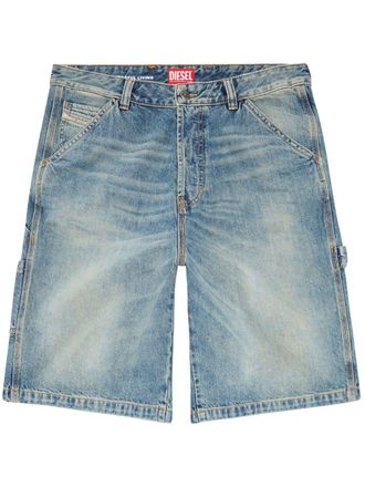 Diesel short en jean D-Livery - Bleu