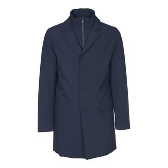 Save The Duck Blauer Trenchcoat - - Coats - Herren - Blau - S