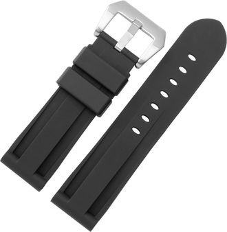 Generic Silikon für Armbänder der Serie PAM111 386 441 20 mm 22 mm 24 mm 26 mm Wasserdichtes Sport-Tarnarmband