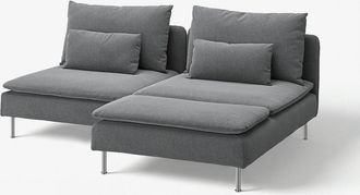 IKEA S&Ouml;DERHAMN 2er-Sofa mit R&eacute;camiere