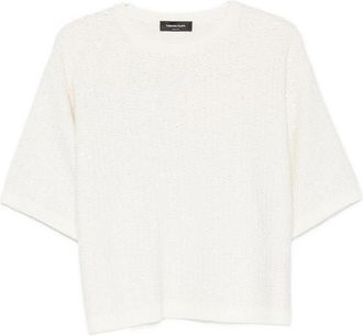 Fabiana Filippi Rundhalspullover - Beige