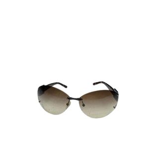 Loewe Lunettes de soleil oversize sans monture vintage doccasion - Femme - Pre-owned - Brun - Taille: ONE Size