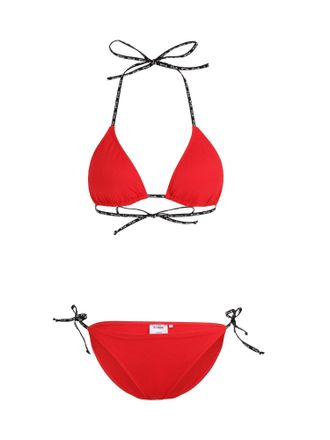 Fila Womens SIBU Triangle Bikini, True Red, M
