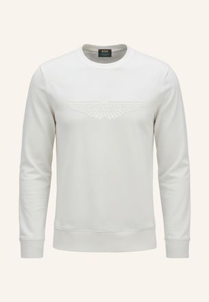 HUGO BOSS Pullover L-Electrico_2_Am Regular Fit weiss