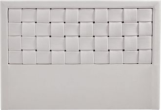 Vente-Unique Kopfteil - 160 cm - Samt - Beige - Jenna