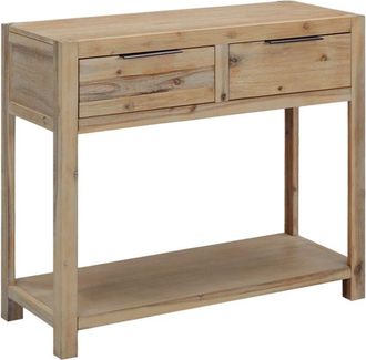 vidaXL Konsolentisch 82x33x73 cm Akazie Massivholz - Vidaxl