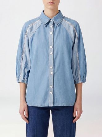 Farm Rio Chemise Femme couleur Bleu