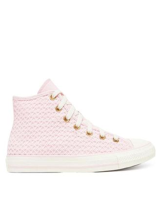 Converse Sneakers aus Stoff Chuck Taylor All Star Knit Hi A13643C Rosa