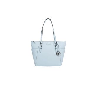 Michael Kors Charlotte Gro&szlig;e Henkeltasche mit Rei&szlig;verschluss - - Bags - Damen - Blau - ONE SIZE