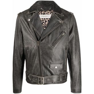 Golden Goose Leather Biker Jacket