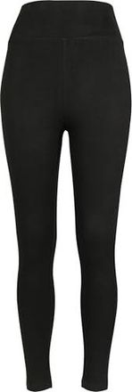 Urban Classics Legging pour Femme en Coton Jersey et &Eacute;lasthanne, Moulant, Flexible, Taille Basse, pour le Sport et le Quotidien, Noir, Taille S