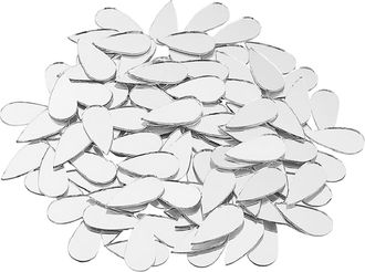 Amosfun 200 Stück Acryl Wassertropfen Wandaufkleber Dekor Spiegel Wandaufkleber Zum Abziehen Und Aufkleben Schlafzimmer Familien Aufkleber Für Fenster