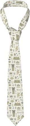 Generic Cravate Homme Th&egrave;me Mobilier DArt Vintage Et Antiquit&eacute;s Anciennes &Eacute;troit Cravates Fine Cravate Pour Travail F&ecirc;te Remise De Dipl&ocirc;me