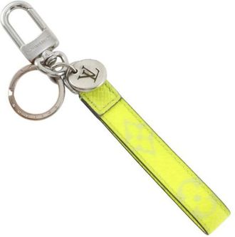 Louis Vuitton Porte-cl&eacute;s en toile Pre-owned - Femme - Pre-owned - Jaune - Taille: ONE Size
