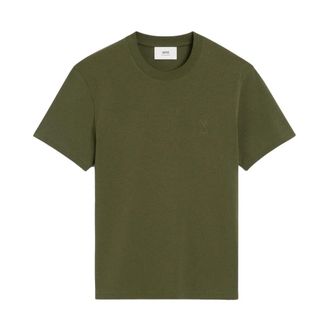 Ami Pr&auml;ge-T-Shirt - - Tops - Herren - Gr&uuml;n - XS