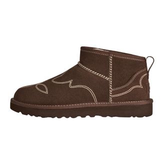 UGG Classic Ultra Mini Western - - Shoes - Damen - Braun - 39 EU