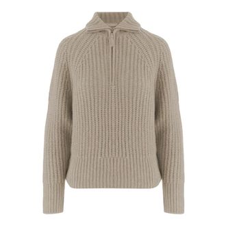 Allude Kaschmir- und Seidenpullover - - Knitwear - Damen - Beige - XS