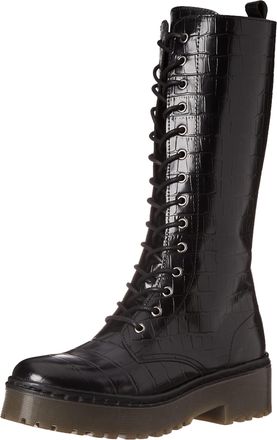 Guess Guess Damen TOKI Mode-Stiefel, Schwarz, 38 EU