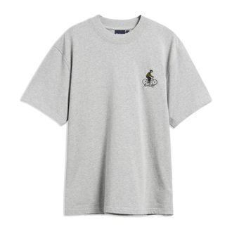 Barbour T-shirt oversize Trussford Bicycle - Homme - Tops - Gris - Taille: S