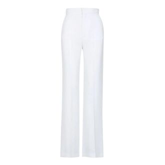 Aniye By Wei&szlig;e Straight Leg Hose - - Trousers - Damen - Wei&szlig; - S