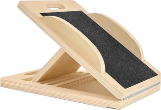 Generico Wadendehner | Holzkeil zum Dehnen und Kniebeugen - verstellbares Fitnessger&auml;t f&uuml;r Bein&uuml;bungen, Balance und Kniebeugen im Fitnessstudio zu Hause