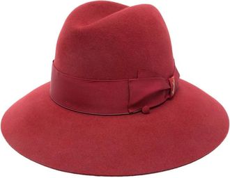 Borsalino Caps & M&uuml;tzen - Hats Bordeaux - Gr. S - in Rot - f&uuml;r Damen