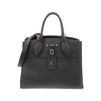 Louis Vuitton Pre-owned City Steamer Leather Bag - - Pre-owned - Damen - Schwarzk - ONE SIZE