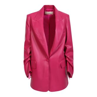 Blanca Vita Femme, Vestes, Rose, Taille: 32 FR Veste Rose avec Revers Pointus