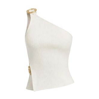Cult Gaia Femme, Tops, Blanc, Taille: 40 FR Valeria Top