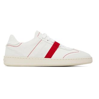 Ferragamo Garda Low Leather Sneaker - - Shoes - Herren - Wei&szlig; - 39 1/2 EU
