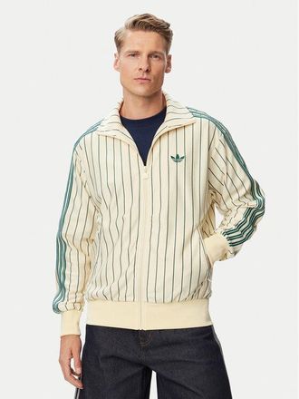 adidas Sweatshirt Firebird Pinstripes Track Top KT4299 Creme Regular Fit