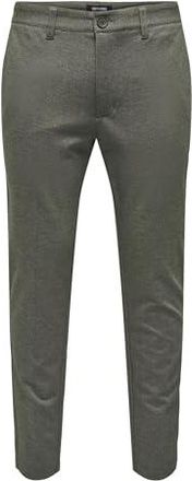 Only & Sons Pantalon pour Homme, en Teck, 33W / 32L