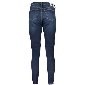 Calvin Klein High-Rise Super Skinny Ankle Jeans - Blue