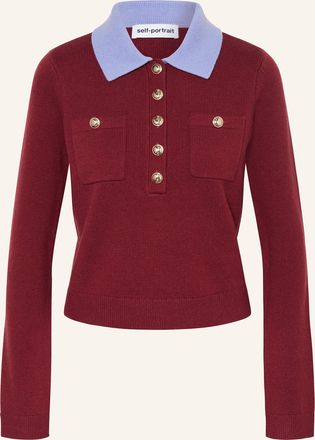 Self Portrait Self-Portrait Pullover rot