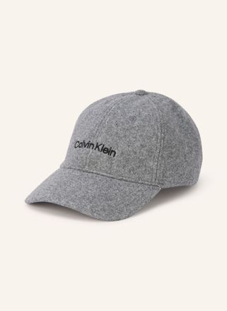 Calvin Klein Flanell-Cap grau