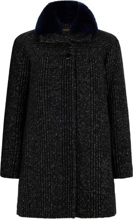 Moorer Femme, Manteaux, Noir, Taille: 42 FR Manteau dhiver Amethist