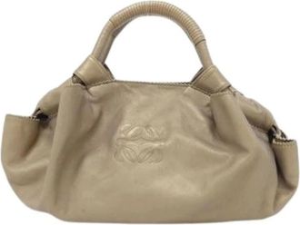 Loewe Sac &agrave; main en cuir Pre-owned - Femme - Pre-owned - Beige - Taille: ONE Size