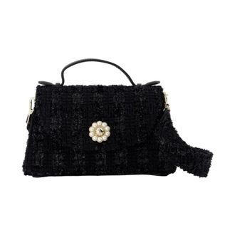 Simone Rocha Schicke Baumwoll Schwarze Handtasche - - Bags - Damen - Schwarzk - ONE SIZE