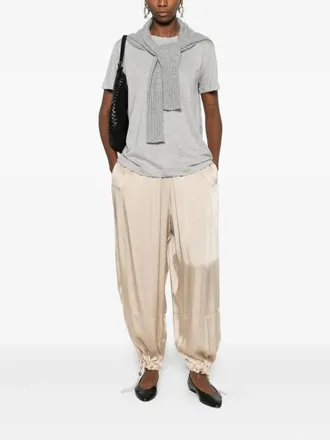 Fabiana Filippi Womens Crew-Neck T-Shirt Aw25 W