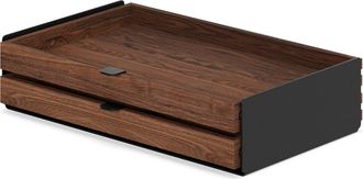 Oakywood Schublade Schreibtisch Organizer - Aufbewahrungsbox aus Massivholz, Dokumentenhalter - B&uuml;ro Organizer, Schubladen Box - f&uuml;r B&uuml;ro Zuhause Schule - Schw