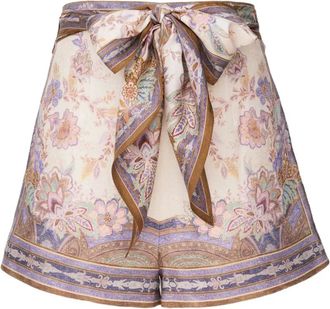 Zimmermann Femme, Shorts, Multicolore, Taille: 38 FR Short Shorts