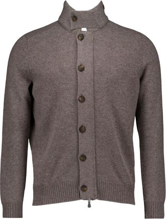 Gran Sasso Homme, Pulls, Brun, Taille: 3XL Cardigan 23170/25025