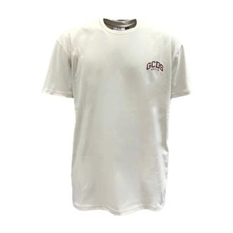GCDS Kurz&auml;rmeliges T-Shirt - - Tops - Herren - Beige - XL