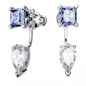 Swarovski Ohrringe - Mesmera earring jackets, Mixed cuts, Detachable, R - Gr. unisize - in Blau - f&uuml;r Damen